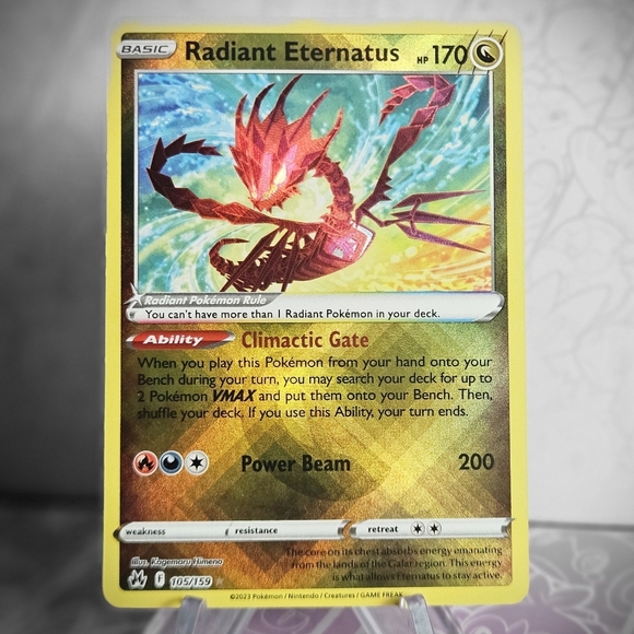 Pokemon | Toys | Radiant Eternatus 5159 Tcg Holo Rare | Poshmark